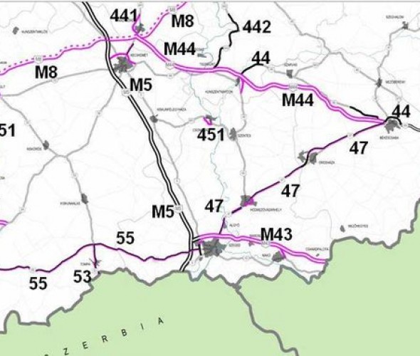 Befejeződött a 118,7 milliárdos nagyságú M43 út megépítése - alon.hu