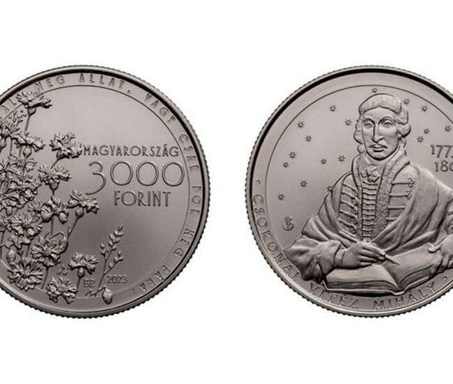 Csokonai-emlékérmét bocsátott ki a Nemzeti Bank - alon.hu