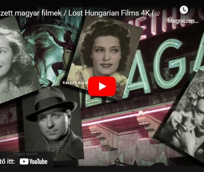 A magyar filmipar elmúlt 120 évét bemutató film már látható az ...